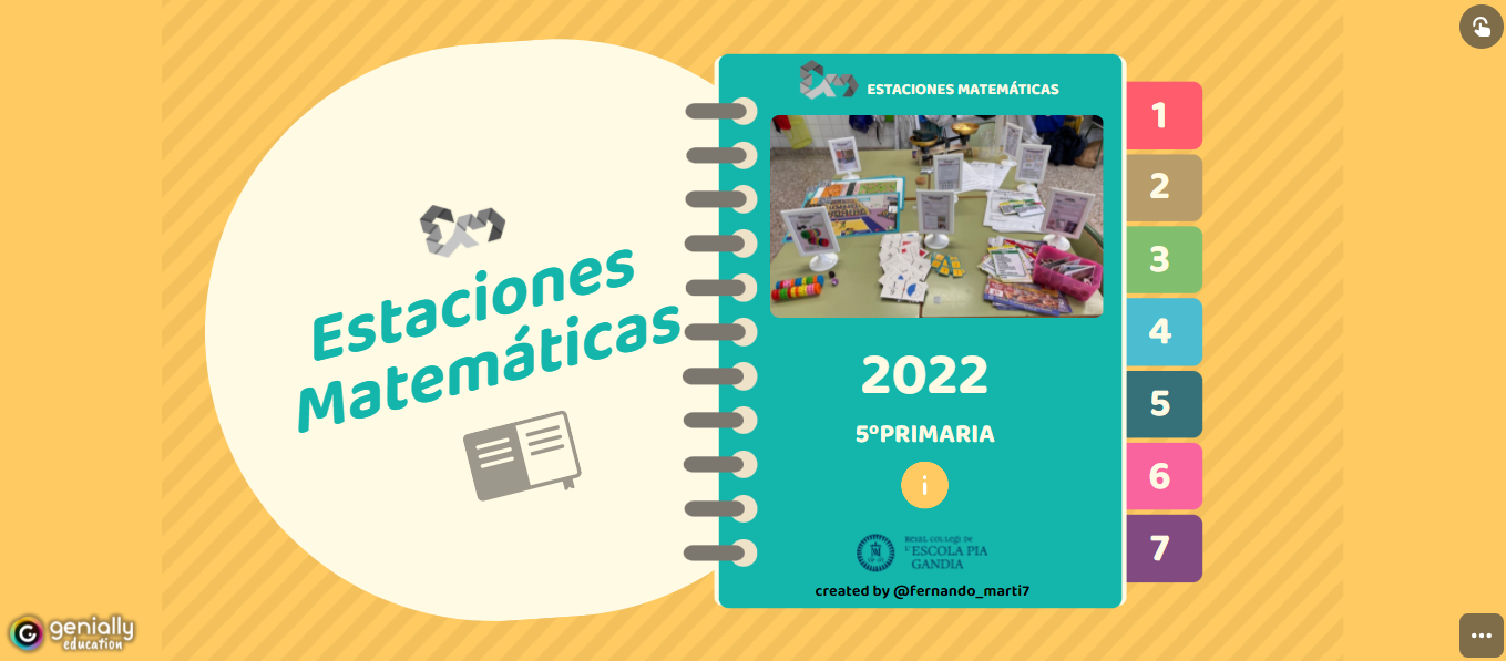 Estaciones matemáticas - Renocimientos Nacionales, AulaDesigual ...